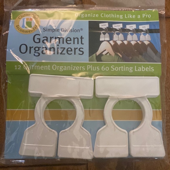 simple Division | Storage & Organization | Garment Dividers With Labels ...